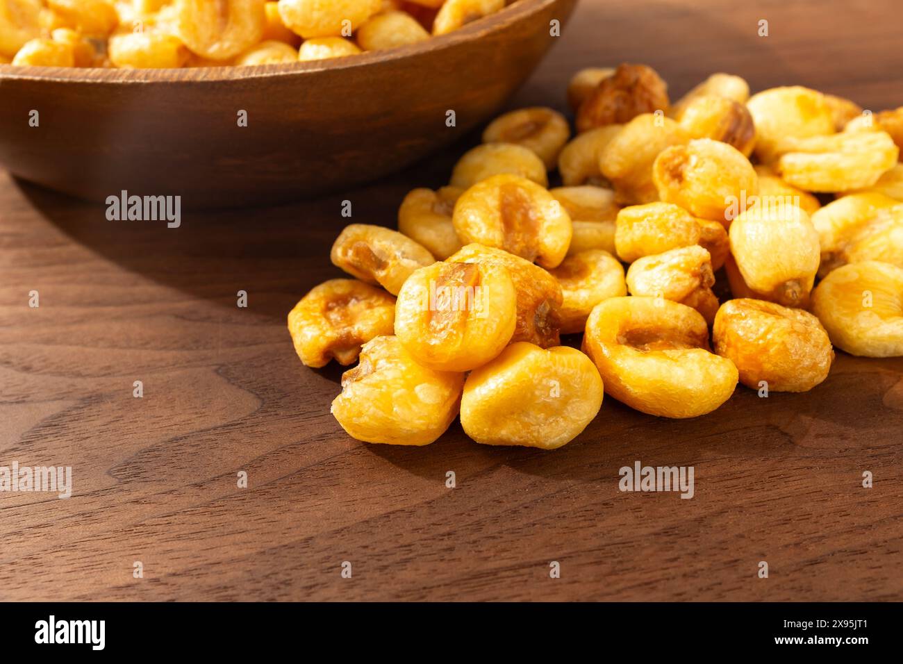 Large size Inca Corn stir-fried in oil Stock Photo - Alamy