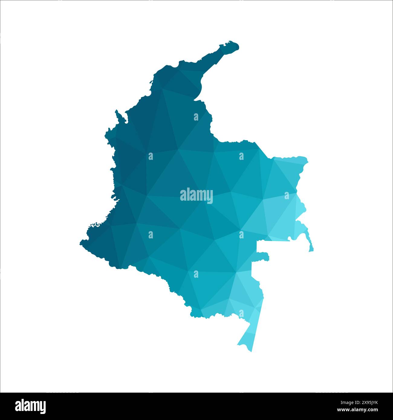 Vector isolated illustration icon with simplified blue silhouette of ...