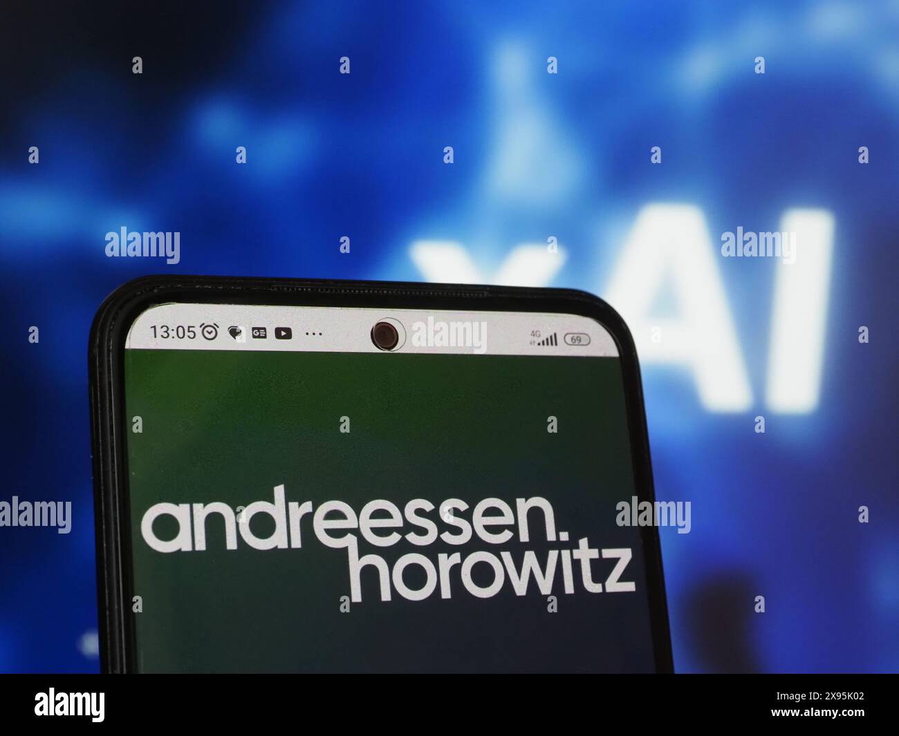 Ukraine. 29th May, 2024. In this photo illustration, an Andreessen ...