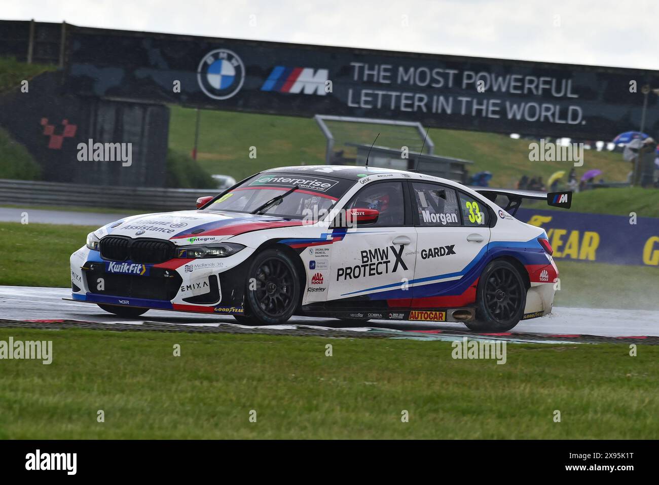Adam Morgan, BMW 330e M Sport, Team BMW, BTCC, British Touring Car Championship, round eight of ...