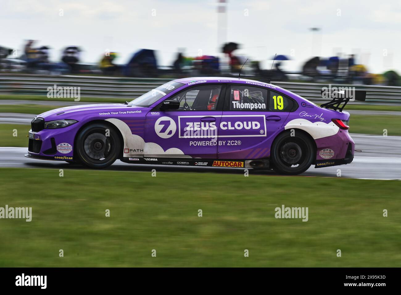 Bobby Thompson, BMW 330e M Sport, Zeus Cloud Racing with WSR, BTCC, British Touring Car ...