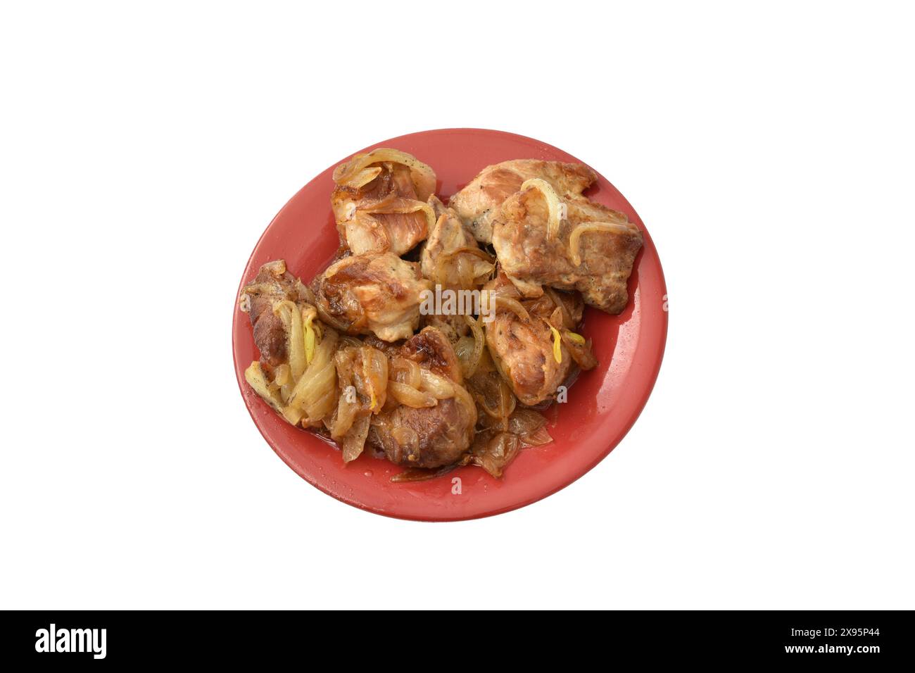 Meat ready cooking on Cut Out Stock Images & Pictures - Alamy