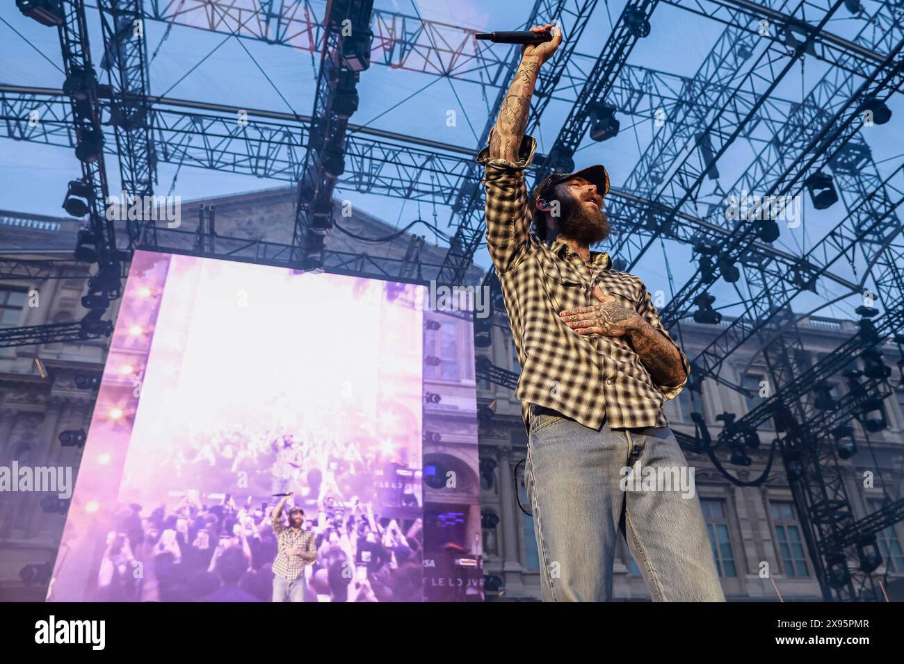 IMAGE DISTRIBUTED FOR VISA - Post Malone performs during Visa Live at ...
