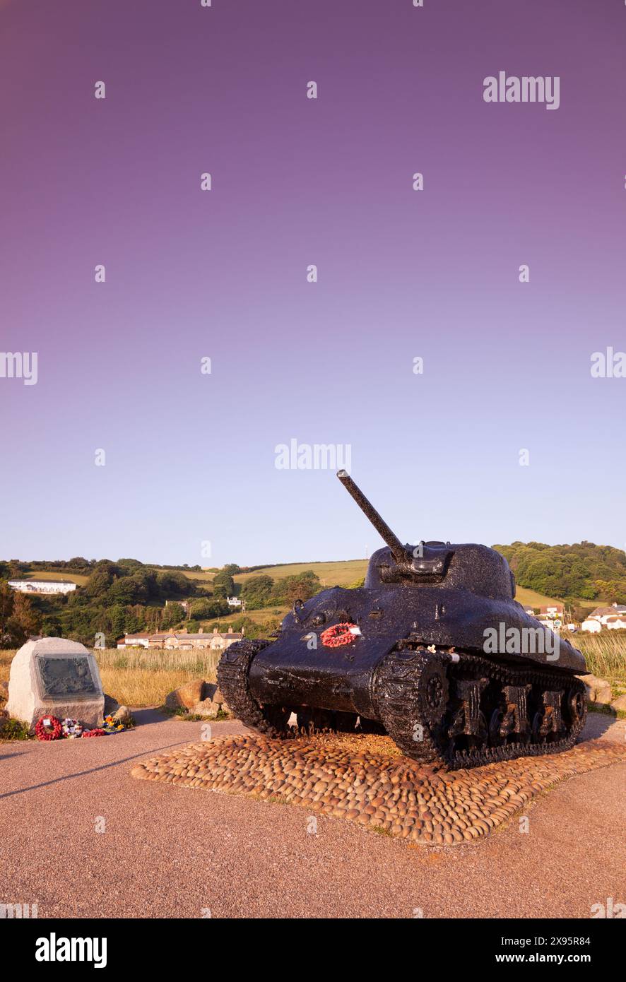 England Devon Torcross Monument to Operation Tiger during the Normandy ...