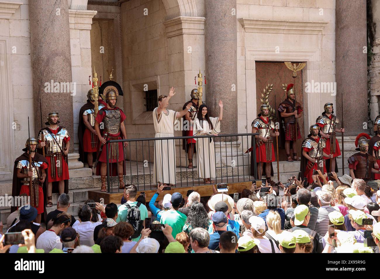 Split, Croatia. 29th May, 2024. Every day during summer months, at noon ...