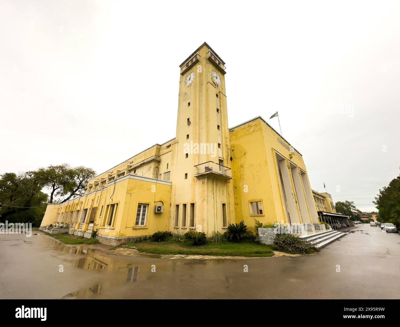 University of Peshawar Historic Convocation Hall with Clock Tower on a ...