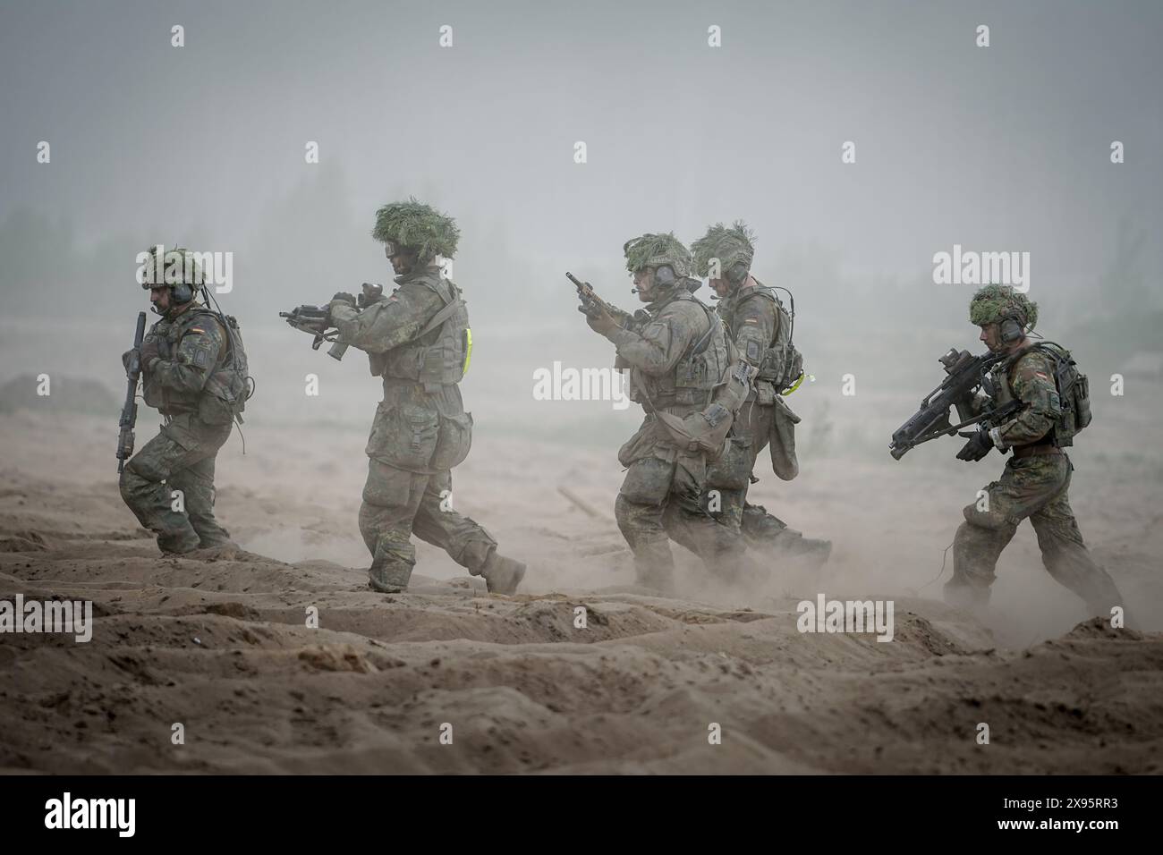 Pabrade, Lithuania. 29th May, 2024. Bundeswehr soldiers take part in ...