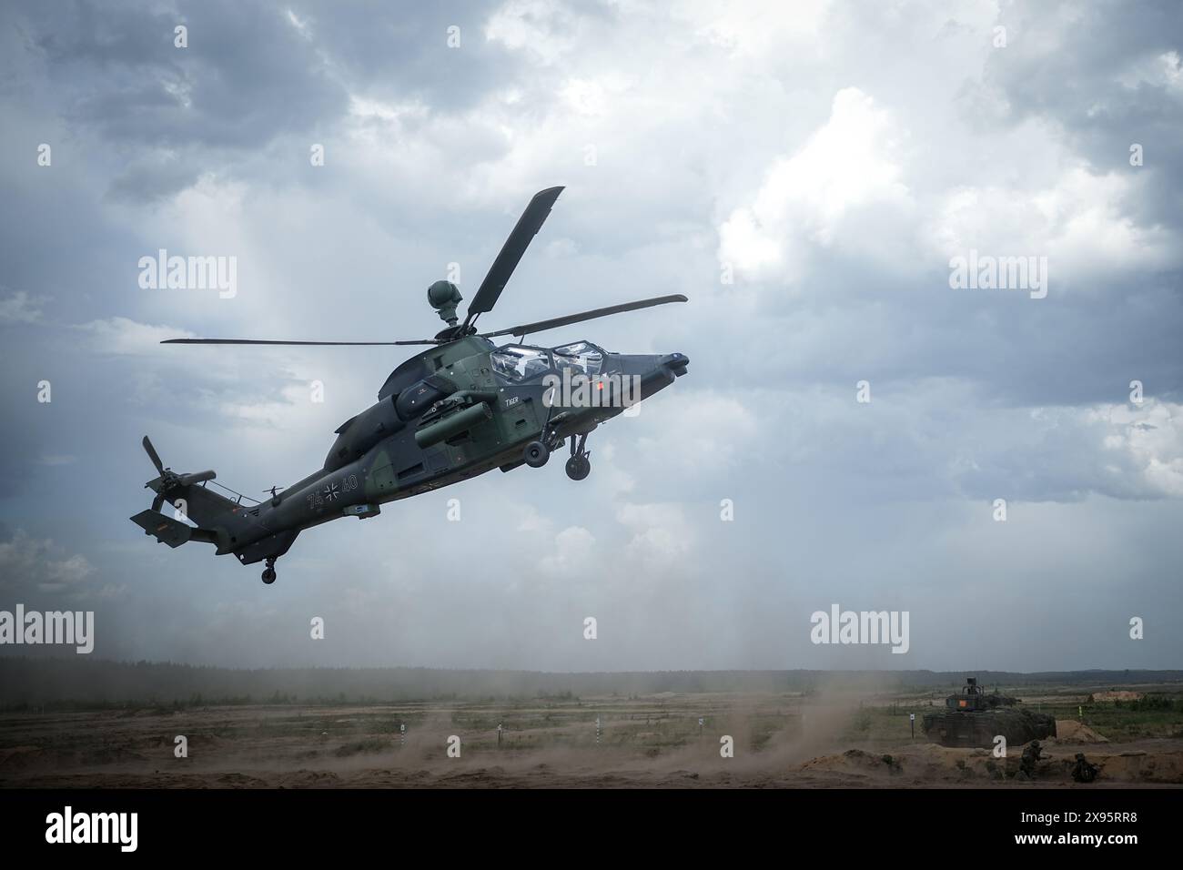 Pabrade, Lithuania. 29th May, 2024. The Bundeswehr's Tiger combat ...