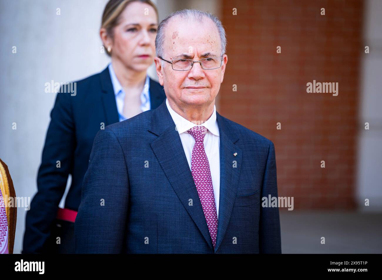 Madrid, Spain. 29th May, 2024. Palestinian Prime Minister Mohamed ...