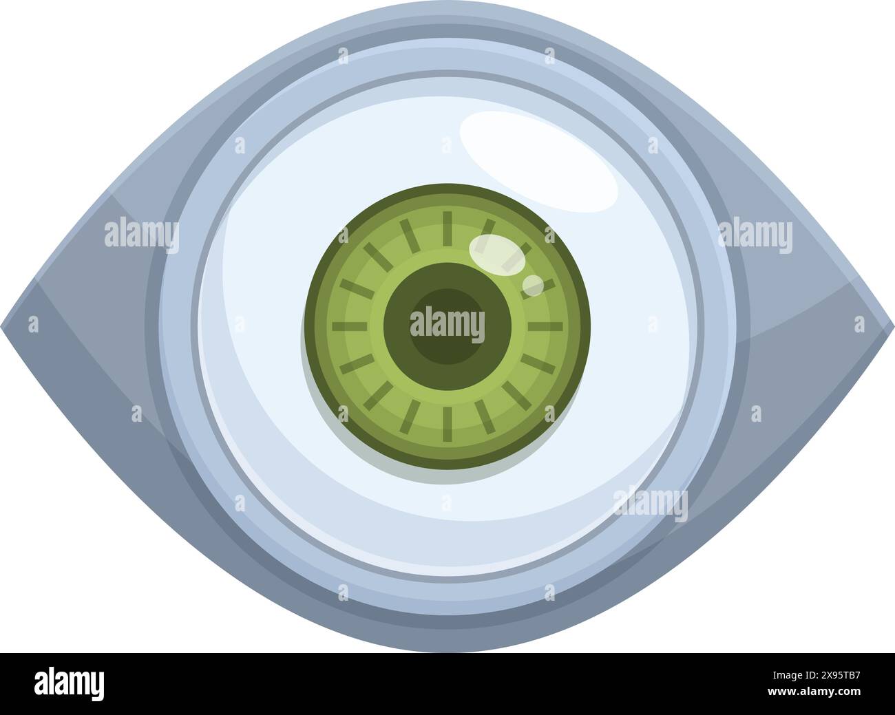 Detailed and futuristic vector illustration of a stylized green human ...