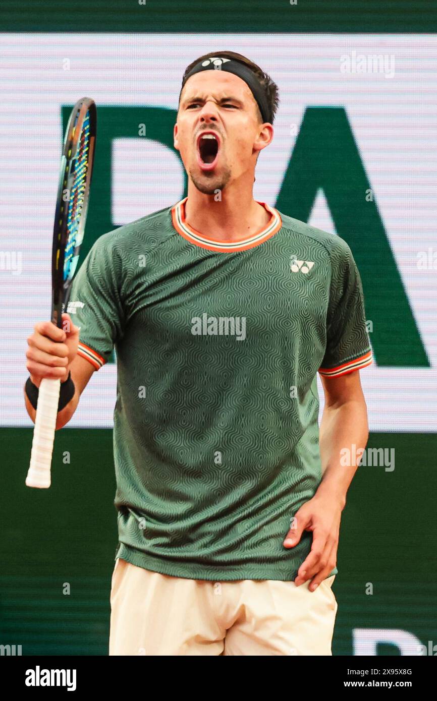 Paris, France. 29th May, 2024. Tennis player Daniel Altmaier from ...