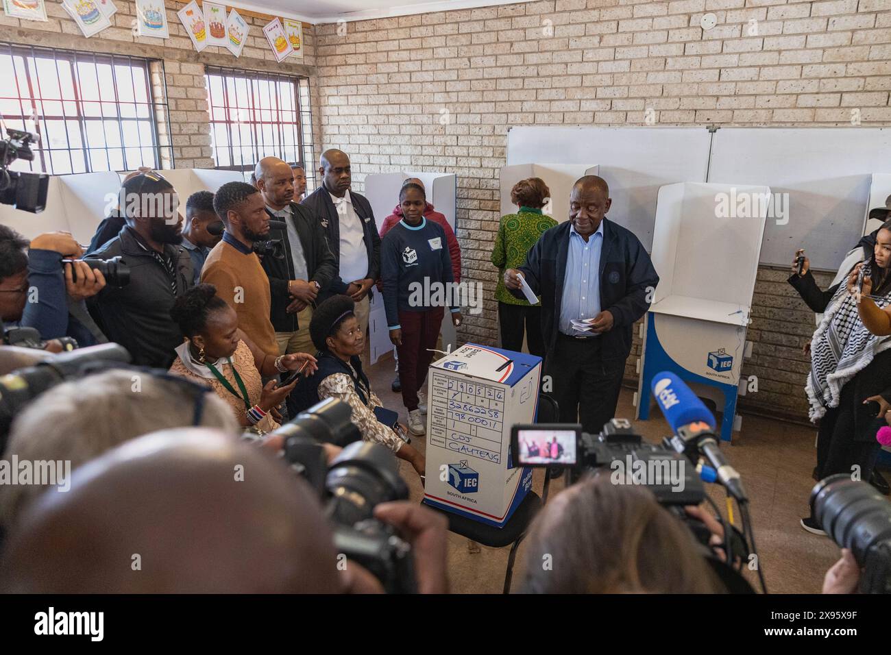 Johannesburg, South Africa. 29th May, 2024. South African President ...