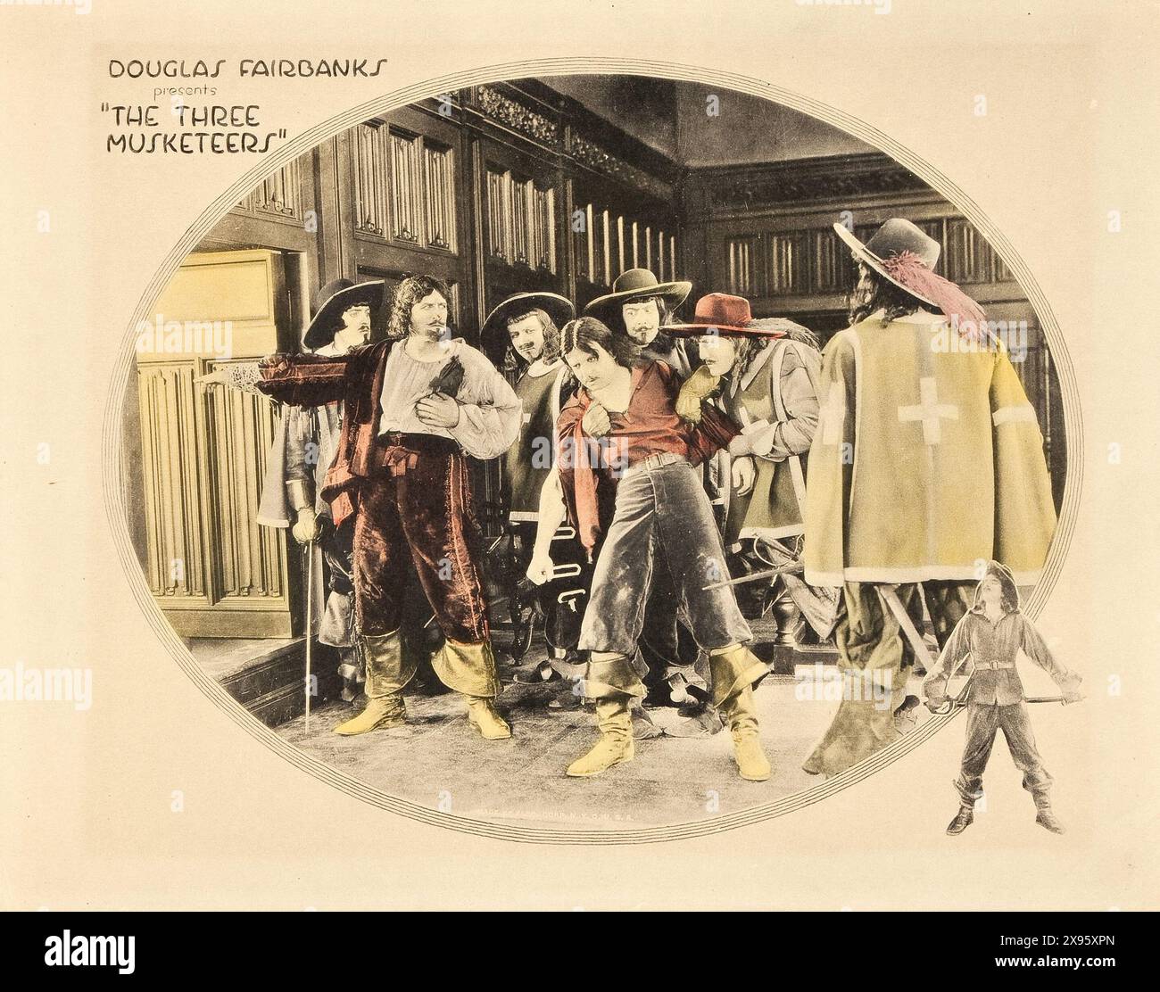 Douglas Fairbanks in The Three Musketeers (United Artists, 1921). Lobby ...
