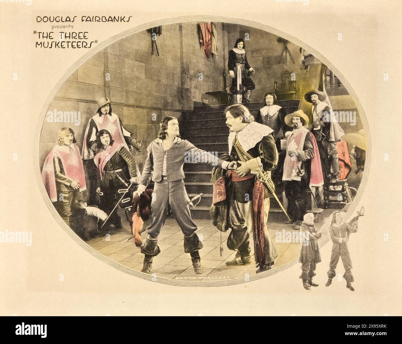 Douglas Fairbanks in The Three Musketeers (United Artists, 1921). Lobby ...