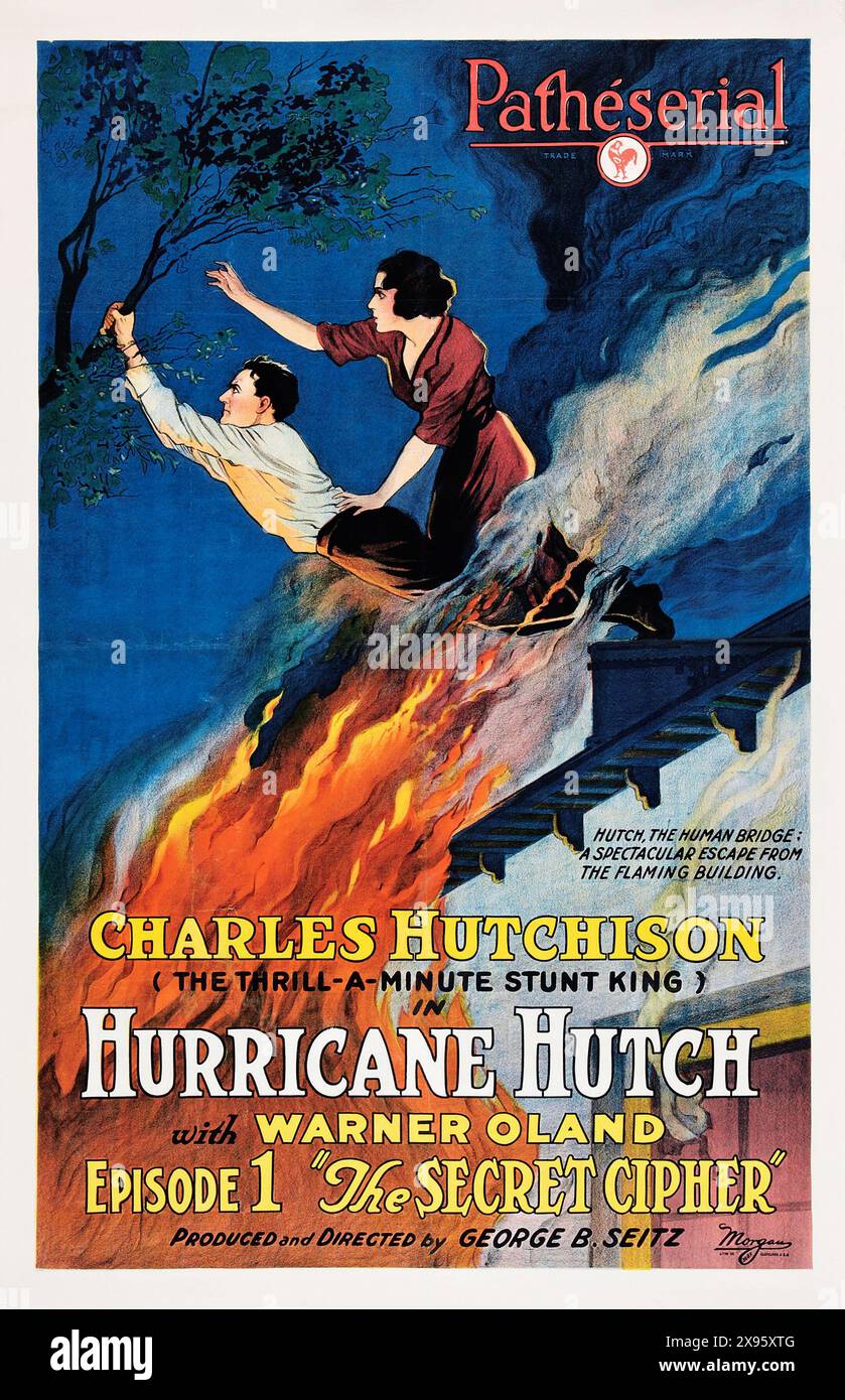 Hurricane Hutch, Warner Oland (Pathé, 1921) Episode 1 "The Secret ...