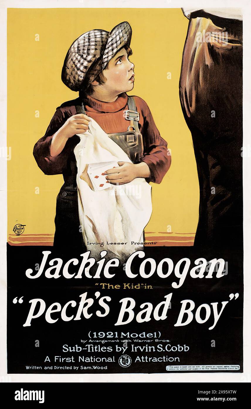 Jackie Coogan in Peck's Bad Boy (First National, 1921) - vintage film ...