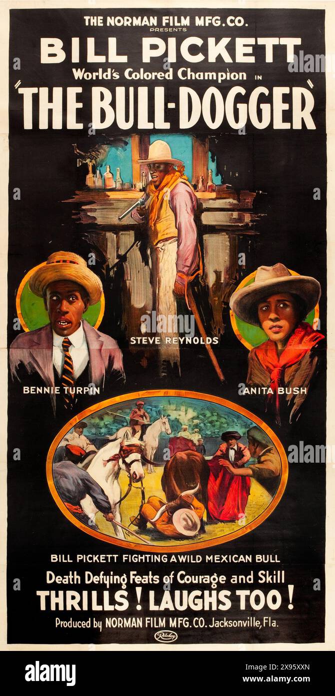 The Norman Film MFG.Co presents Bill Pickett, World's Colored Champion ...