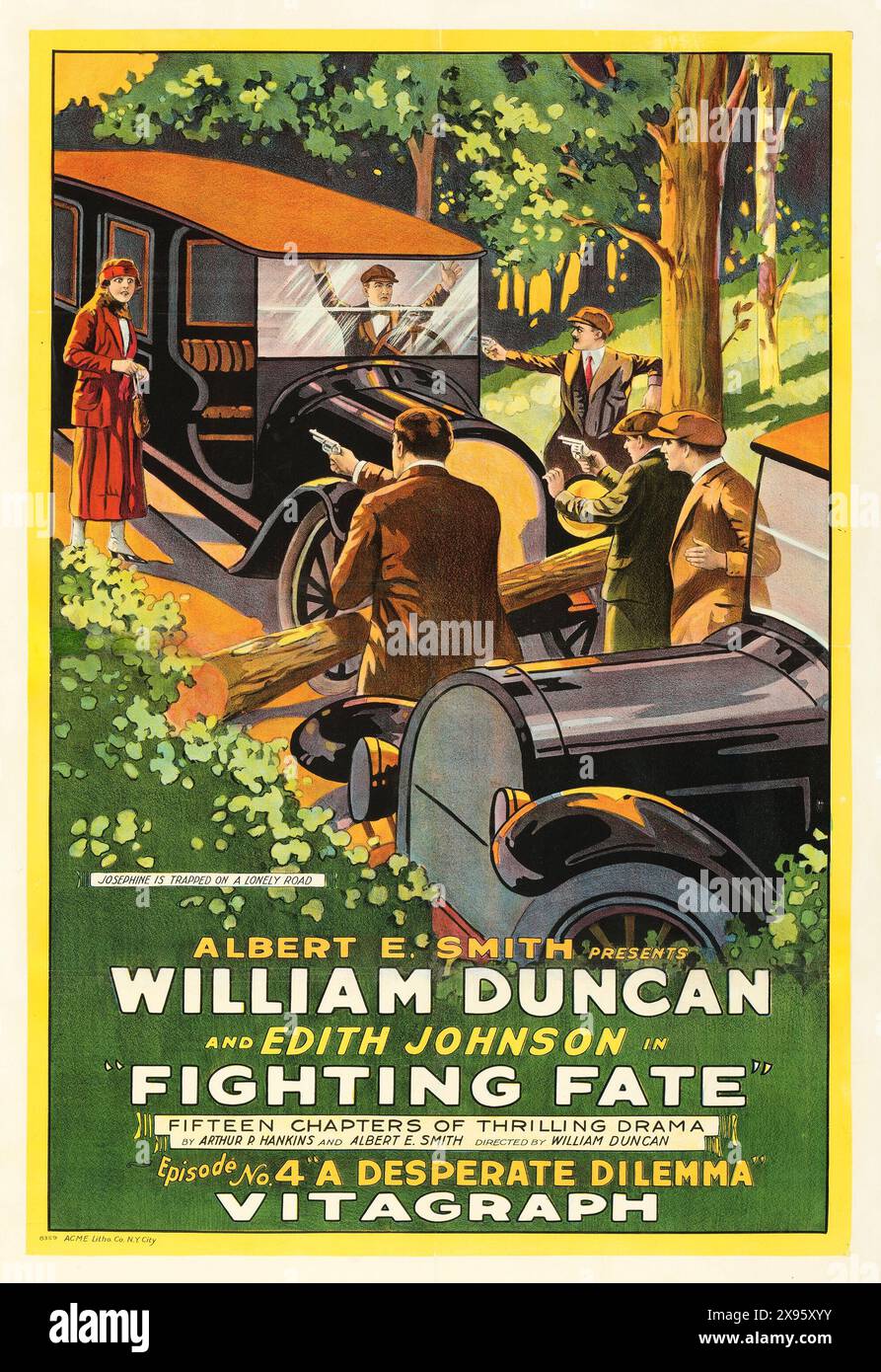 William Duncan, Edith Johnson, Fighting Fate (Vitagraph, 1921). Chapter ...