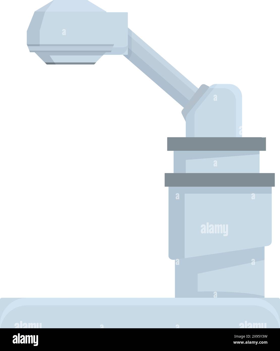 Modern urban street lamp vector illustration with contemporary design ...