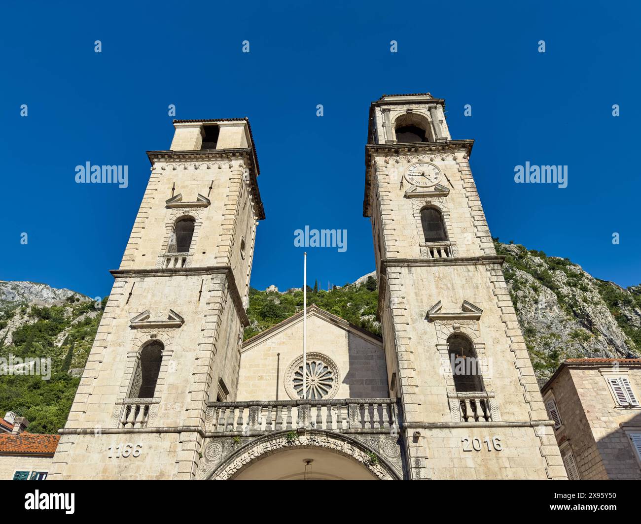Kotor, Montenegro - 5 May 2024: The Saint Tryphon Cathedral in Kotor ...