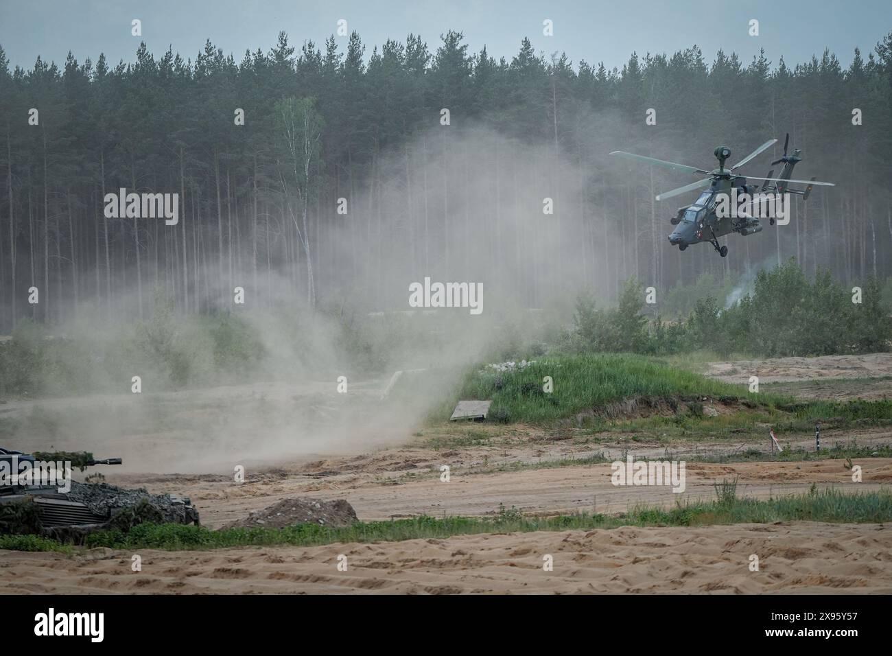 Pabrade, Lithuania. 29th May, 2024. The Bundeswehr's Tiger combat ...