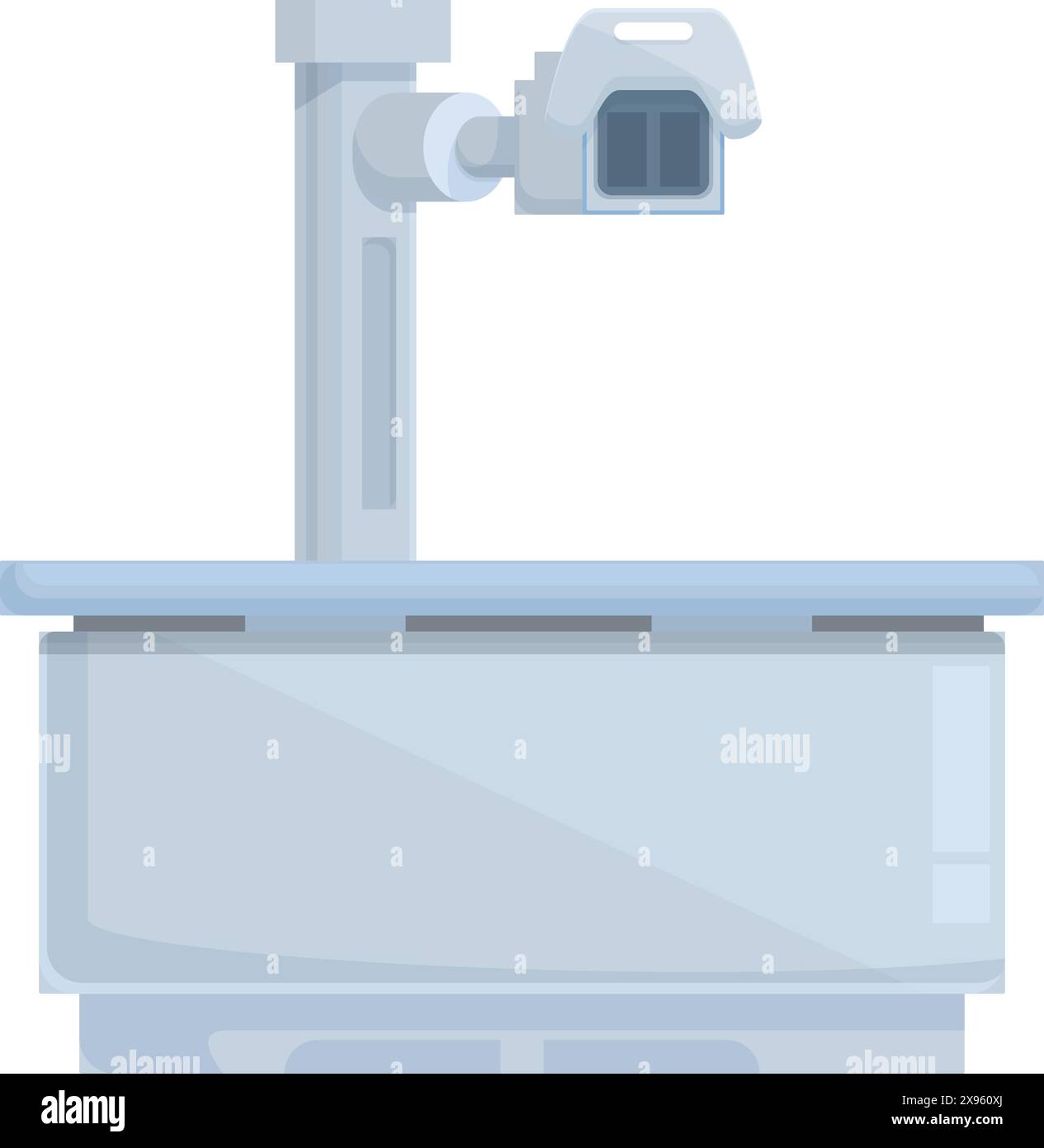 Flat design vector of an mri machine used in medical diagnostics and radiology Stock Vector ...