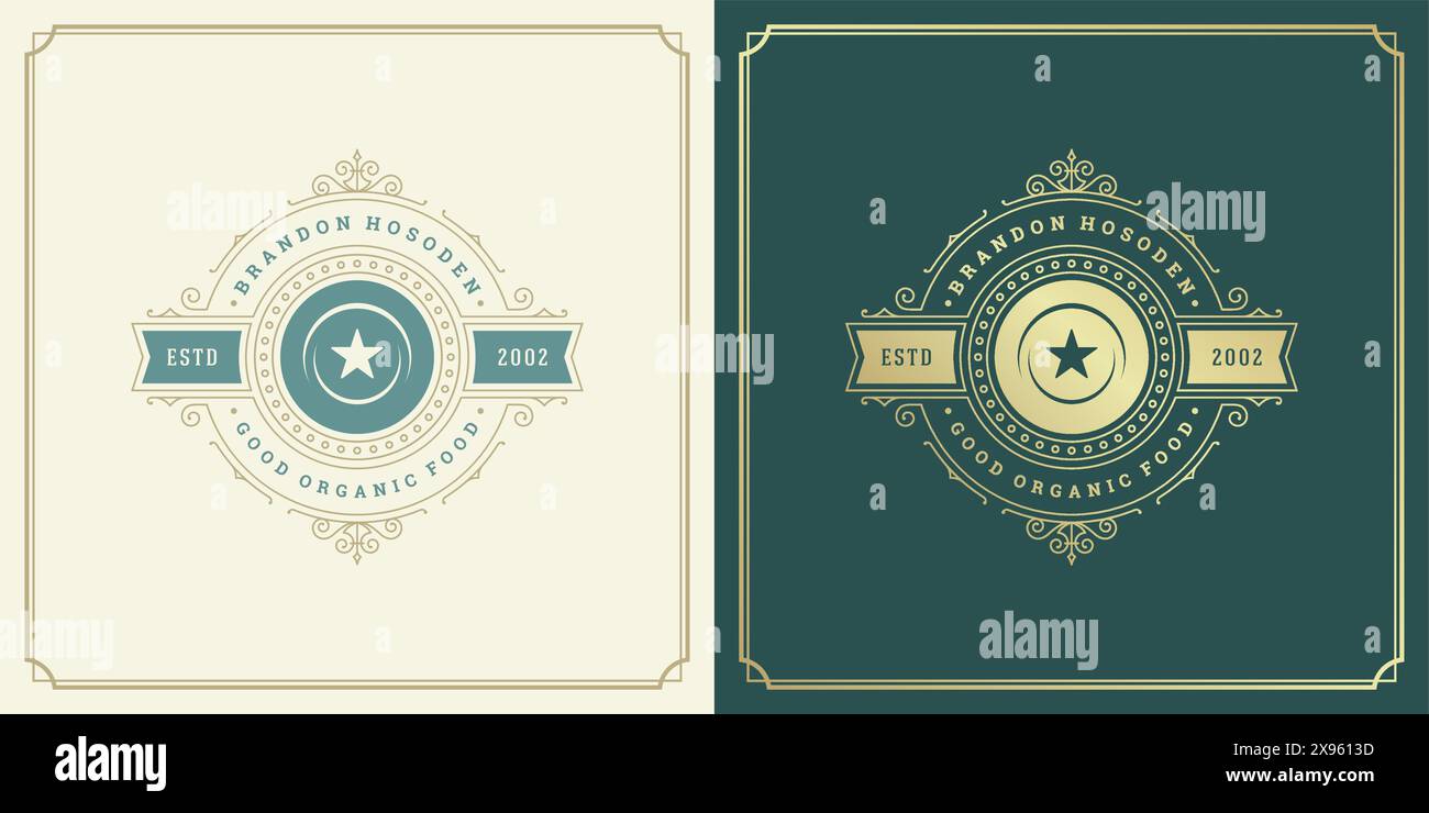 Restaurant logo design vector illustration dish plate silhouette good ...