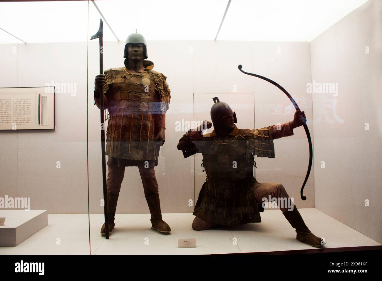 Ancient Chinese warriors statue or antique fighters monument in ...