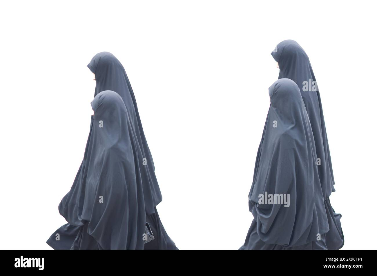 Turkey, Istanbul, Woman in Burkha Stock Photo - Alamy