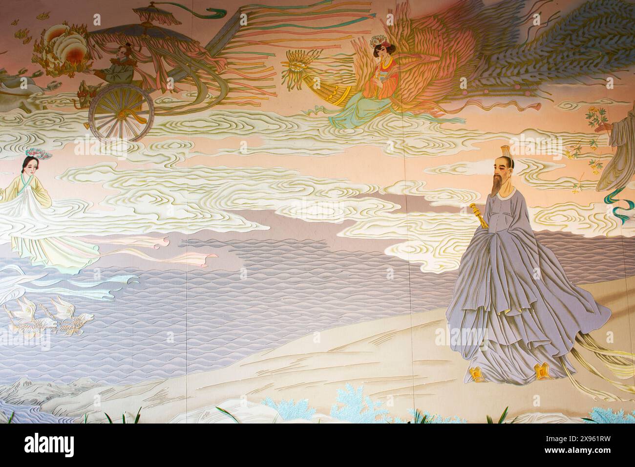 Ancient image antique picture chinese style of artist drawing painting ...