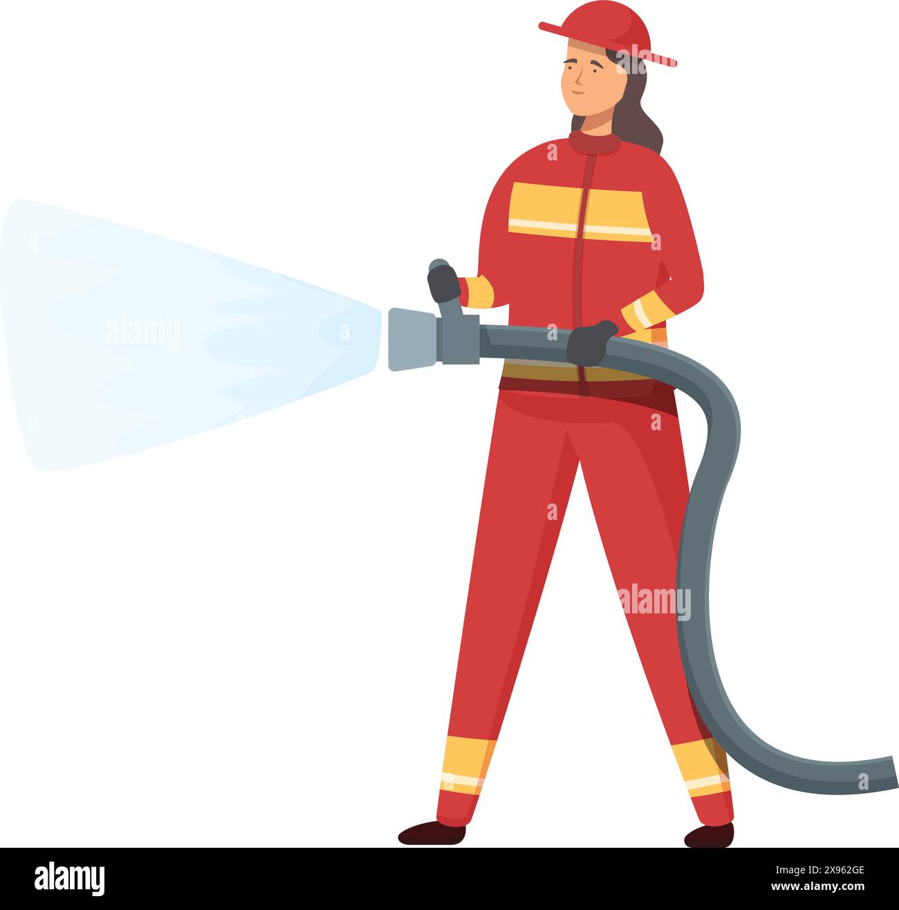 Female Fire Fighter Clip Art Fire Safety Clipart Firefighter Girl