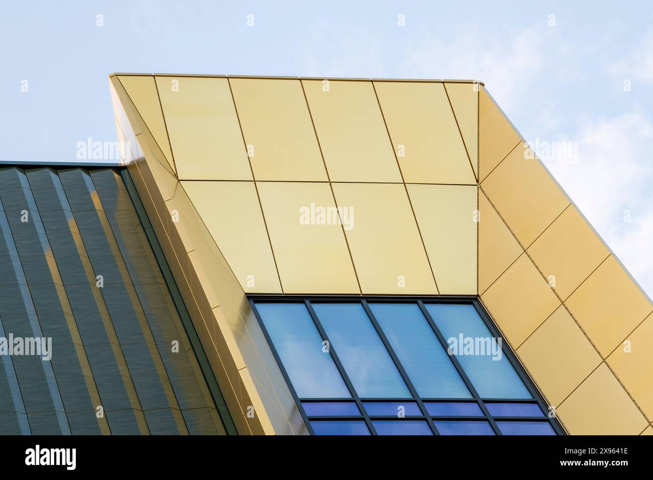 Early evening light on the new Art & Design Building at Nottingham ...