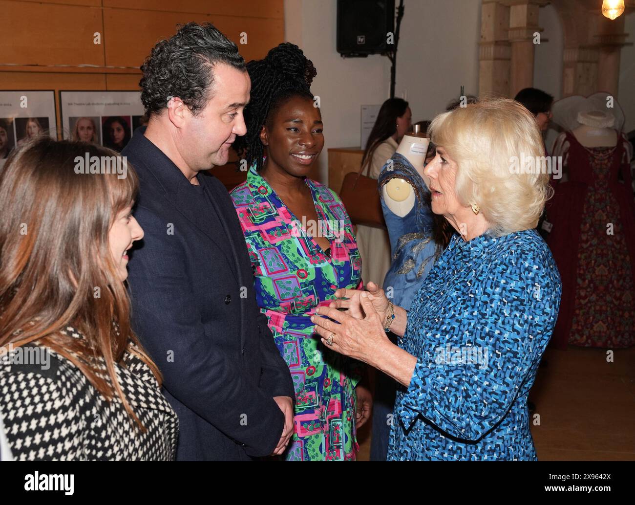 RETRANSMITTED WITH ADDITIONAL CAPTION INFORMATION Queen Camilla ...