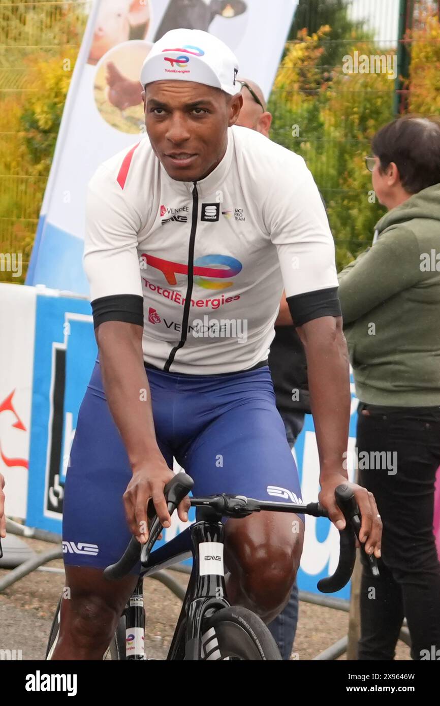 MANZIN Lorrenzo OF TOTALENERGIES during the Boucles de la Mayenne 2024 ...