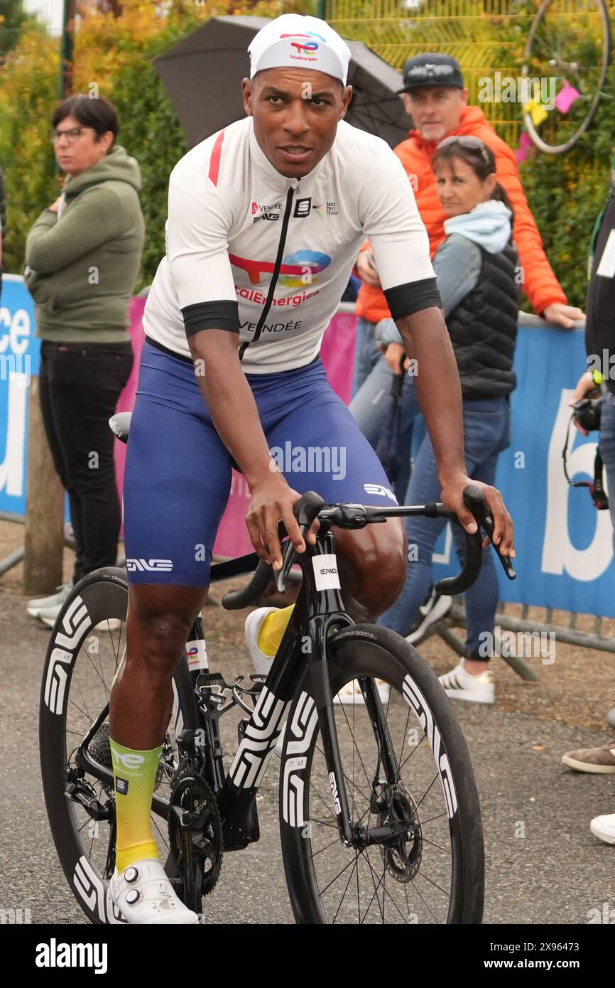 MANZIN Lorrenzo OF TOTALENERGIES during the Boucles de la Mayenne 2024 ...