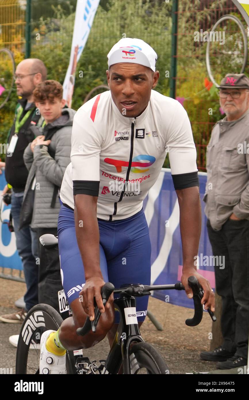 MANZIN Lorrenzo OF TOTALENERGIES during the Boucles de la Mayenne 2024 ...