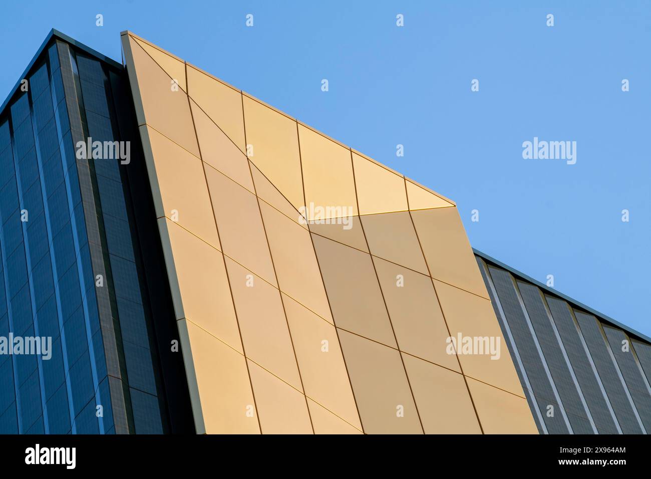Early evening light on the new Art & Design Building at Nottingham ...