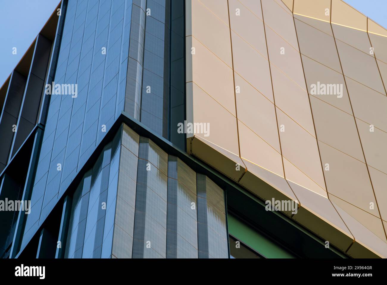 Early evening light on the new Art & Design Building at Nottingham ...
