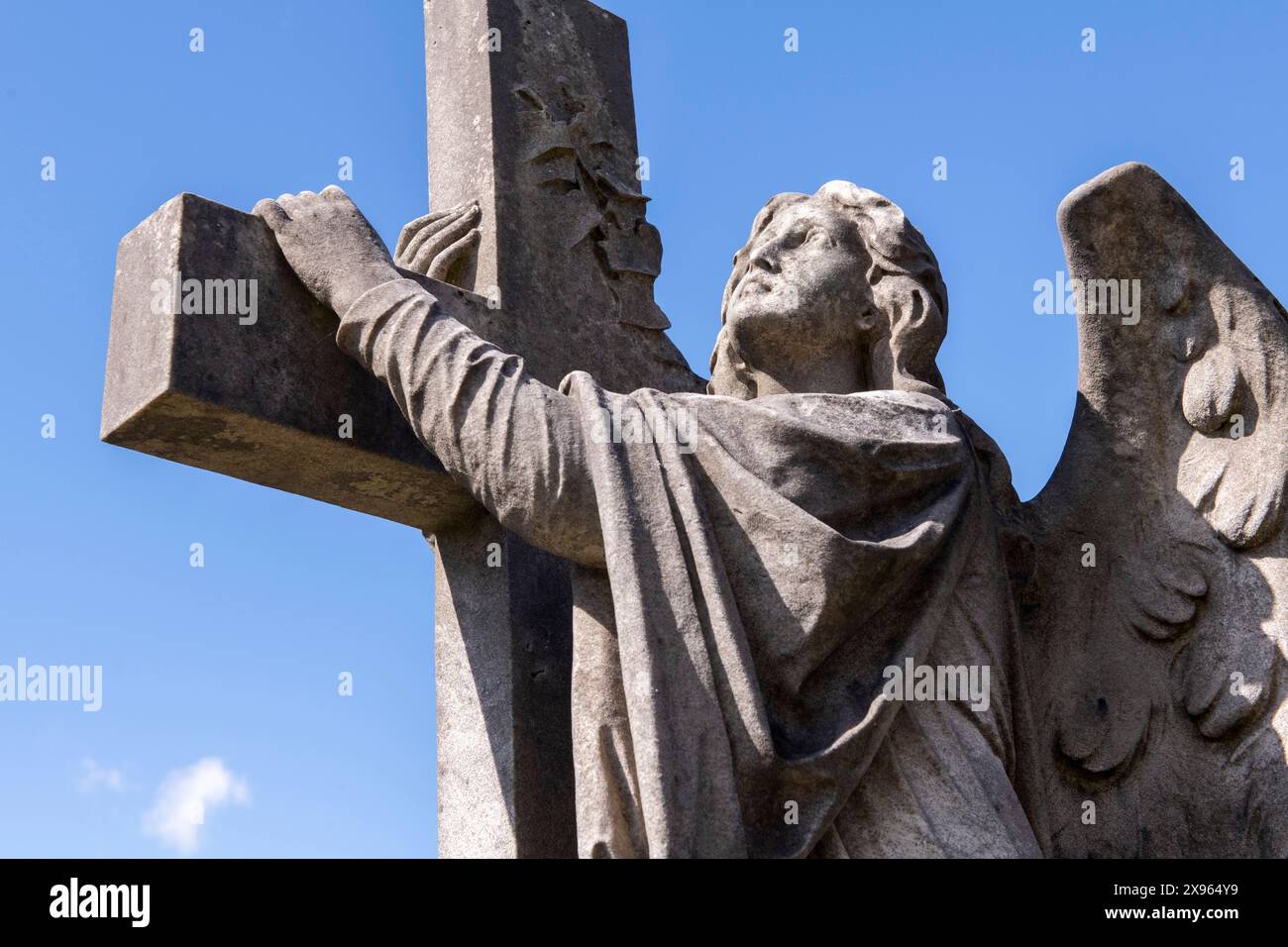 Church (Rock) Cemetery in Nottingham, Nottinghamshire England UK Stock ...