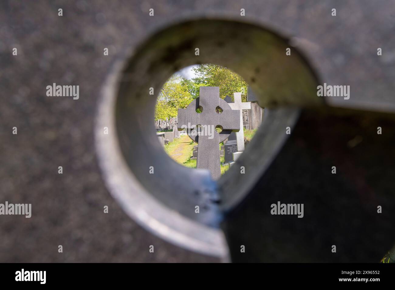 Church (Rock) Cemetery in Nottingham, Nottinghamshire England UK Stock ...