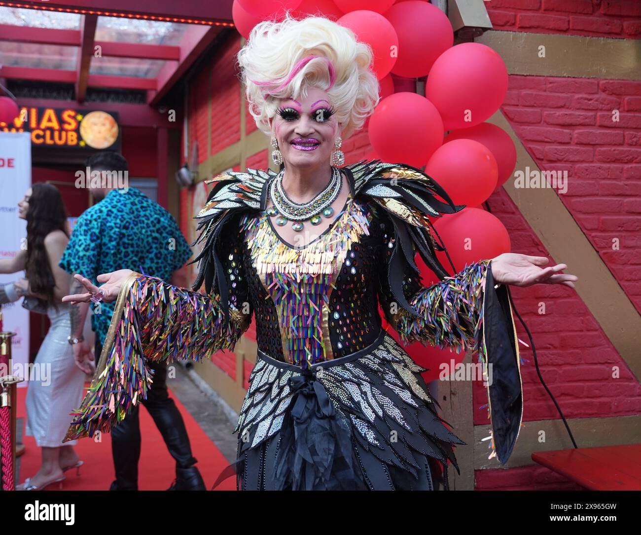 28 May 2024, Hamburg: Drag queen Olivia Jones is coming to her "Olivia ...