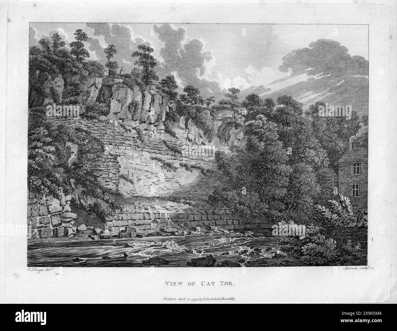 Drawn by Edward Dayes (1763-1804 Stock Photo - Alamy