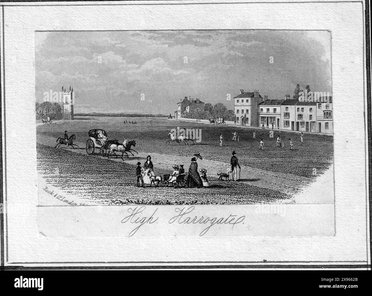 Rock & Co., High Harrogate, 1853 Stock Photo - Alamy