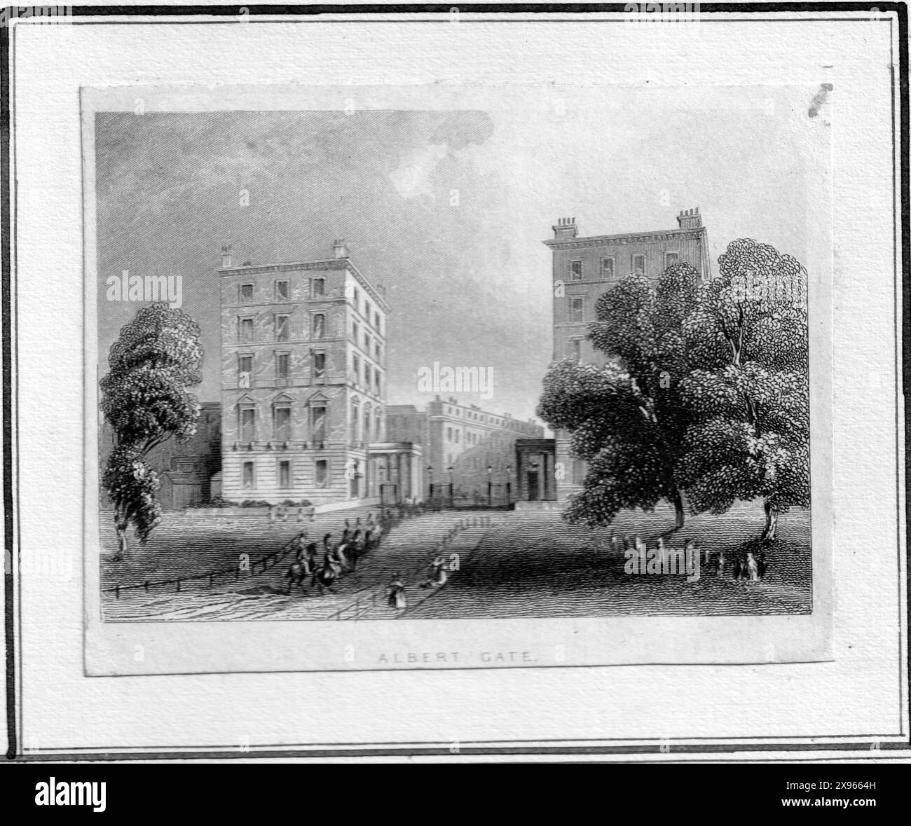Albert Gate, 1847 - steel engraving by Albert Henry Payne (1812-1902 ...