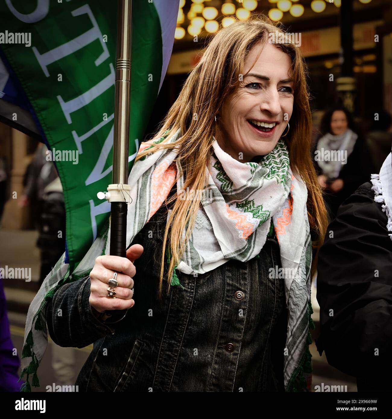 27 April London Pro Palestine March - Clare Daly Stock Photo - Alamy