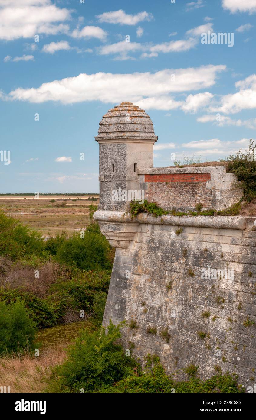 Watchtower in the citadel of Brouage, Hiers-Brouage, listed as one of ...