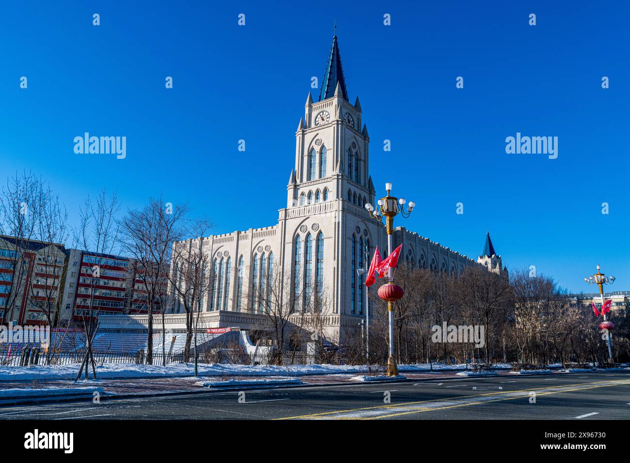 Old Cathedral, Heihe, Heilongjiang, China, Asia Stock Photo - Alamy