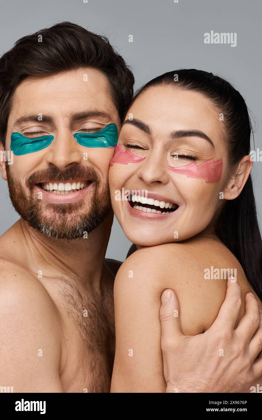 Woman caring face patches hi-res stock photography and images - Alamy