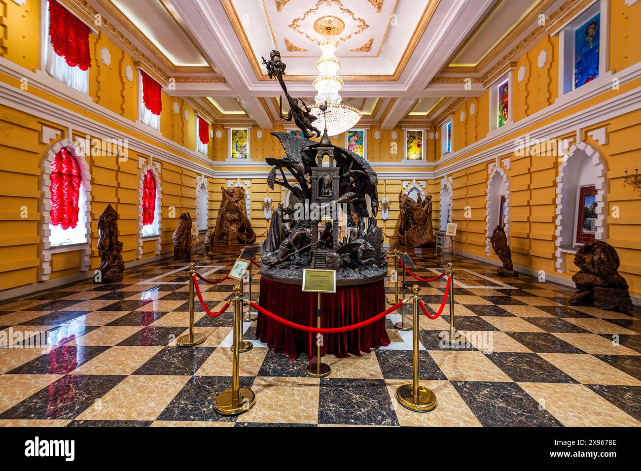 Replica of a Russian palace, Volga Manor, Harbin, Heilongjiang, China ...