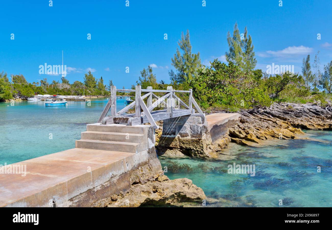 Footbridge from Ireland Island to Hospital Island, Sandys, Bermuda ...